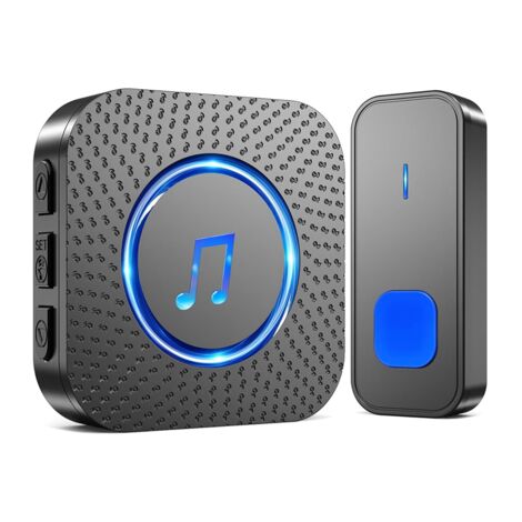 Kit campanello wireless, campanello impermeabile IP55, telecomando 400M
