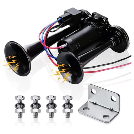 Kit Clacson, Clacson Per Auto 12V 150Db Treno un 2 Trombe Super ...