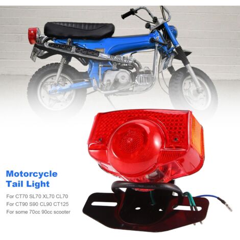 Posteriore del Motociclo con Lampadina per CT70 CT90 CT125 XL70 CL70 ...