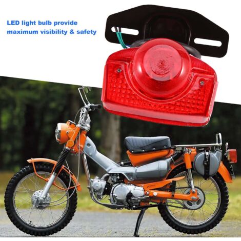 Posteriore del Motociclo con Lampadina per CT70 CT90 CT125 XL70 CL70 ...