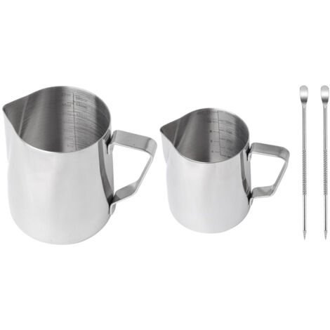 Brocca per Schiuma di Latte da 2 Pezzi, Caffè Espresso A 12 Once e 20 ...