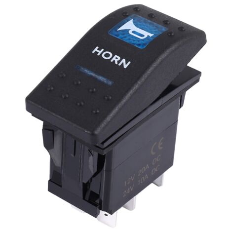 Blu LED 12V / 20A 24V 10A A 5 Pin Rocker Interruttore Levetta Crogiolo ...