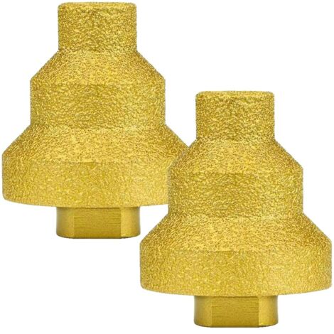 punte da trapano diamantate, smusso da 20-35-50 mm, multistrato, conico ...