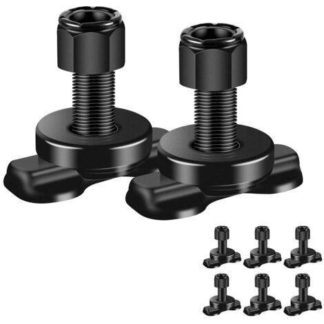 8 pezzi di fissaggio a L con perno filettato a doppio perno, da ...