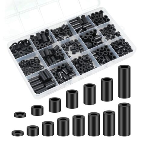 Distanziatori nel Nylon, Kit Assortimento Rondelle Plastica, per Presa ...
