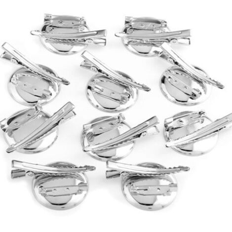 10 spille con clip in metallo da 30 mm