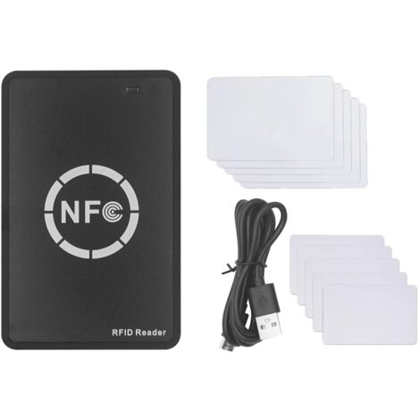 Lettore di chip intelligenti RFID NFC + duplicatore di carte 5XUID/CUID