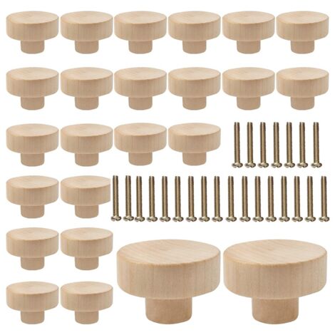 Pomelli per Cassetti Rotondi In Legno Mobili Legno, Adatti Cassettiere ...