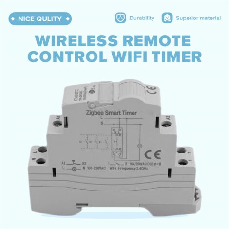 Tuya Smart Life ZigBee Circuit Breaker Din Rail 1P Single Pole Dry ...