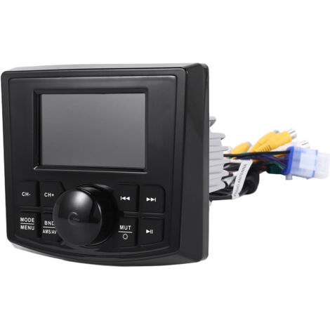 Radio marina MP5 Stereo per barca Display da 3 pollici Lettore video ...