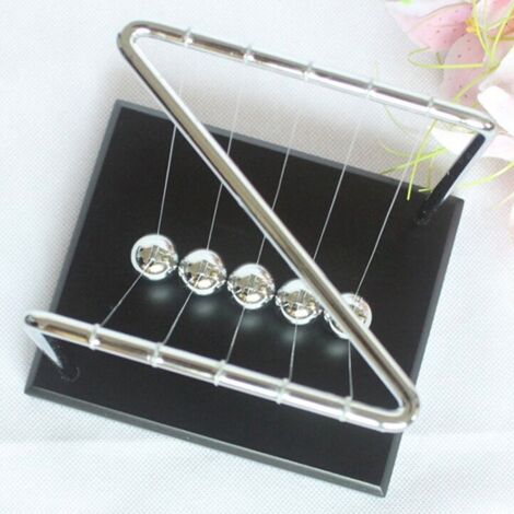 'S Cradle Desk Table Decor Metal Pendulum Ball Physics Science Steel ...