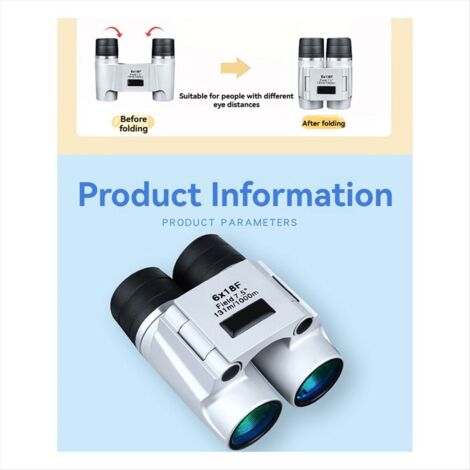 per bambini Telescopio portatile HD impermeabile Binocolo a lungo raggio