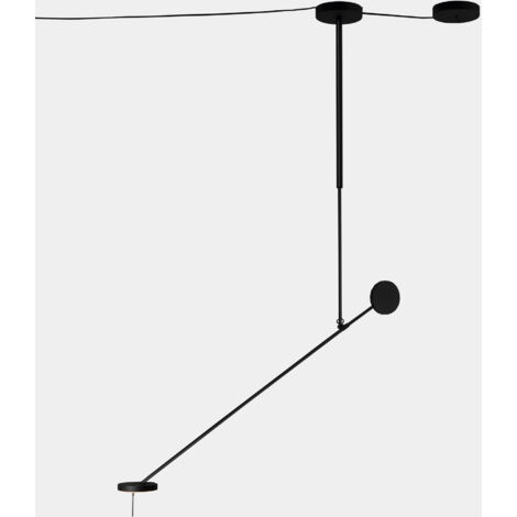 Grok Invisible - LED Deckenanhänger Matt Schwarz Phase Cut Dimmen 765lm ...