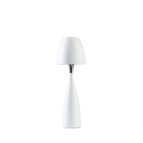 Belid Anemon - Lampada da tavolo grande a 1 luce Bianco opaco, G9