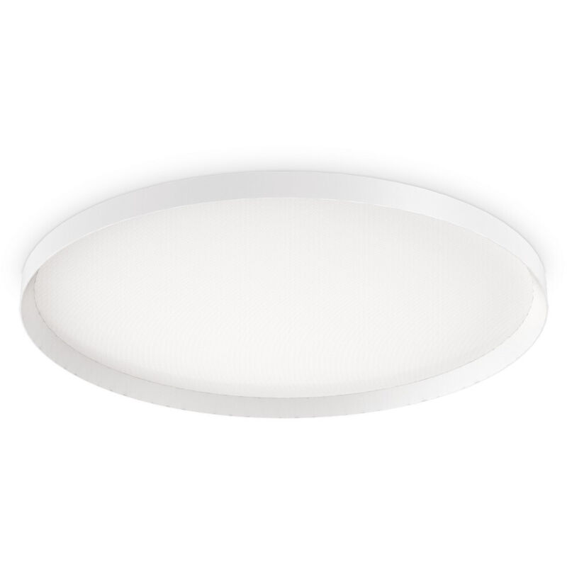 Ideal Lux FLY 90cm LED Flush Ceiling Light Biały 2700K IP40
