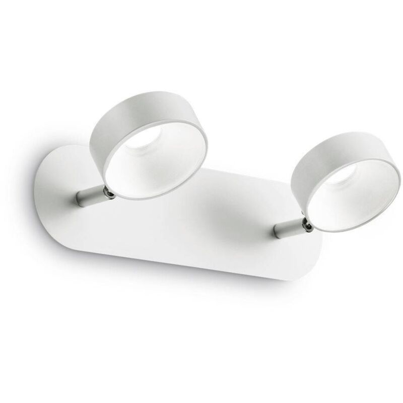 Ideal Lux Oby - Aplique LED 2 luces Blanco