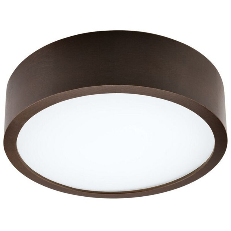 Lamkur Led Integrated Round Plafón Cilíndrico Wengué