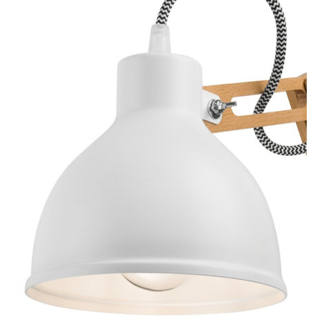 Lamkur Marcello Adjustable Aplique Domo Blanco, 1x E27