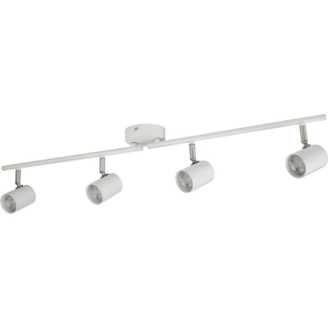 Searchlight Rollo Integrerad LED 4 Light Spotlight Bar Vit