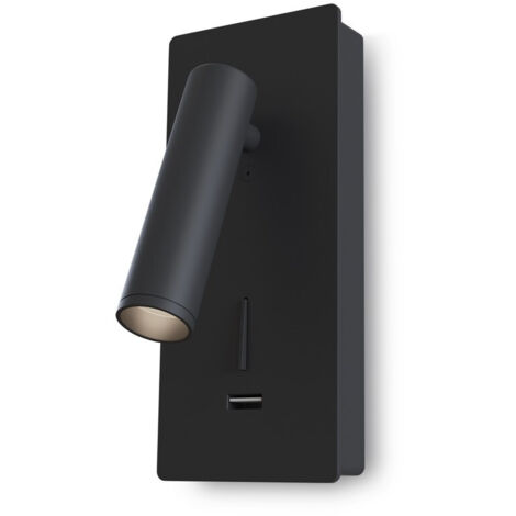 Maytoni Mirax Luz de lectura negra 3000K