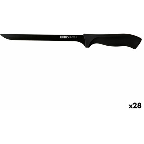 Coltello per Prosciutto Quttin Dark 22 cm (28 Unità)