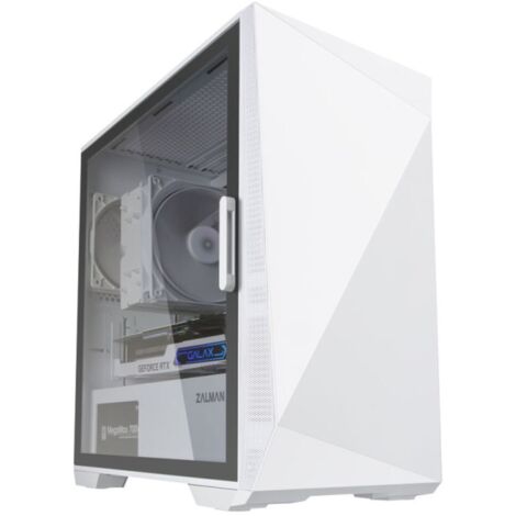 Case computer desktop ATX Zalman Z1 Iceberg White Bianco