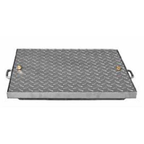 Trappe d'accès en acier et tôle larmée 5/7 - Alutrap RL - Rosco - 96 x ...