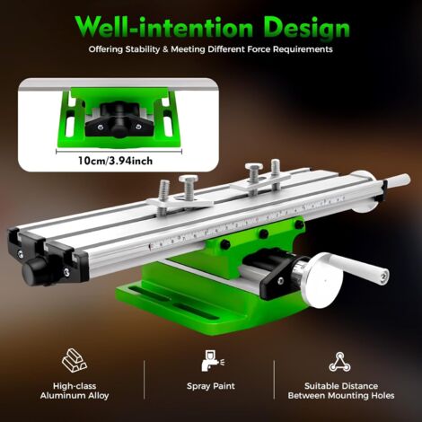 Milling Compound Working Table Cross Sliding Bench Drill Vise Fixture ...