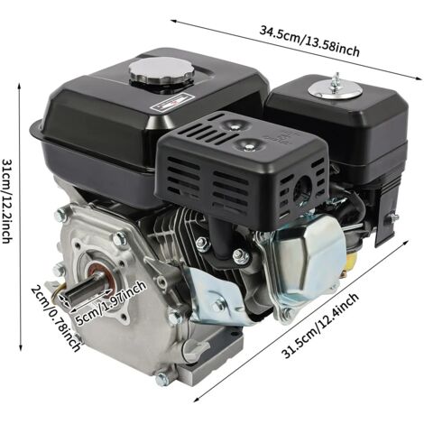 Gasoline Engine, 4-Stroke Petrol Engine with 7.5 HP for Farm Appliances ...