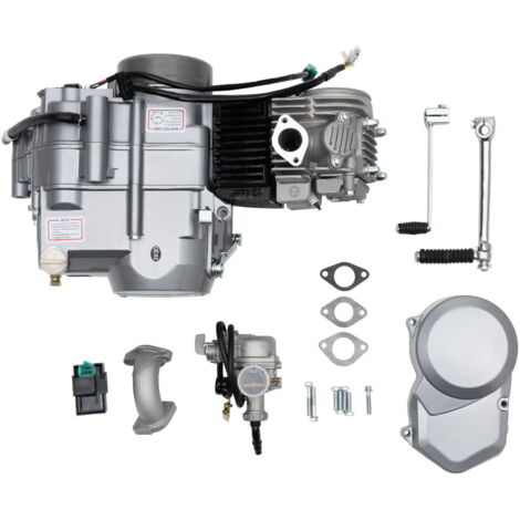Dirt Bike Engine, 125CC Motorbike 4-Stroke CDI Motor Engine Pit Dirt ...