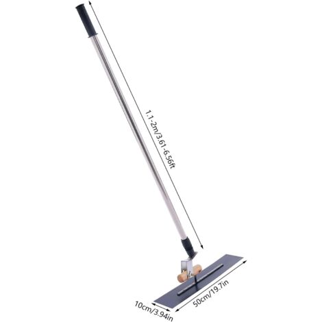 Concrete Trowel with Shoe Silver Concrete Trowel with Long Handle ...