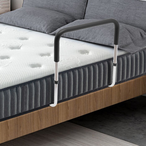 Bed Rail for Elderly, Bed Assist Rails Adjustable with Bag & Non-Slip ...