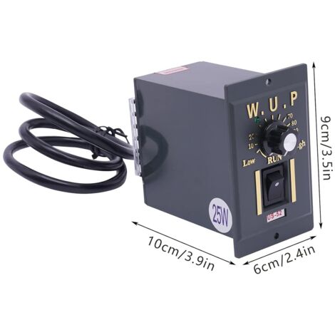 25W Geared Speed Motor AC Geared Motor With Controller 220V 60K, Stand ...