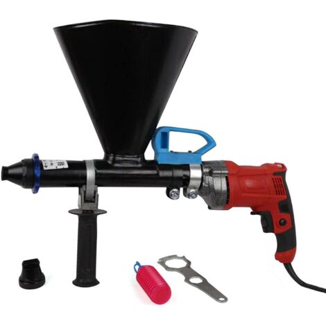 700W electric mortar gun for mortar and cement, stainless steel mortar ...