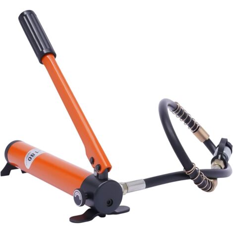 20T Hydraulic Jack Porta Power Ram Kit + CP-180 Manual Hydraulic Hand ...