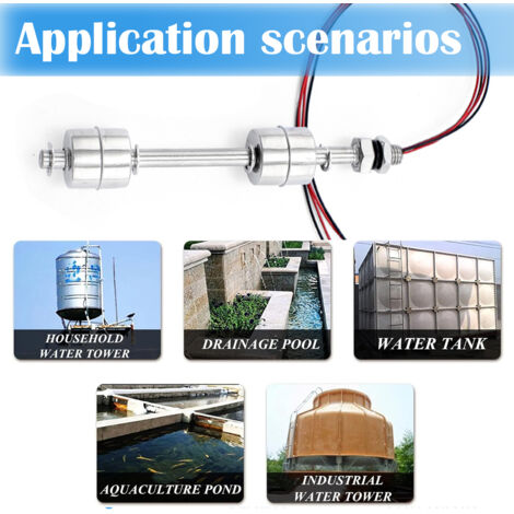 Stainless Steel Double Ball Float Switch, Liquid Float Switches, Water ...