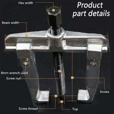 Extracteur de roulements à 2 bras, extracteur parallèle universel ...