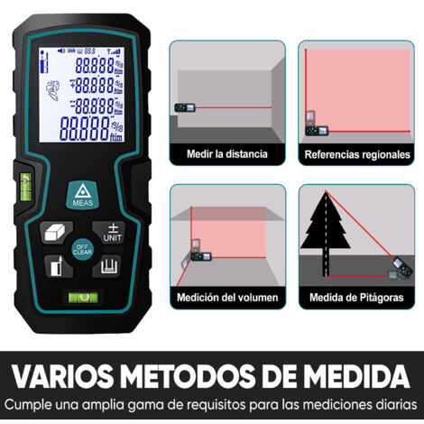 Telémetro Láser, Ultrixe 100m Medidor láser de distancia, Precisión de ...