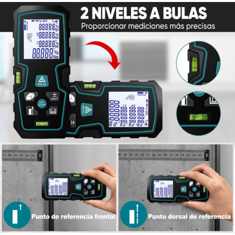 Telémetro Láser, Ultrixe 100m Medidor láser de distancia, Precisión de ...