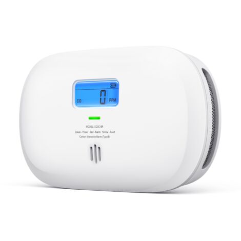 X-Sense D¨tecteur de Monoxyde de Carbone, D¨tecteur de CO ¨¤ Pile Remplaable avec Affichage Num ...