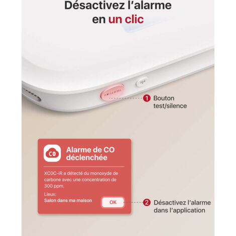 X-Sense D¨tecteur de Monoxyde de Carbone Connect¨, D¨tecteur de Monoxyde de Carbone Intelligent ...