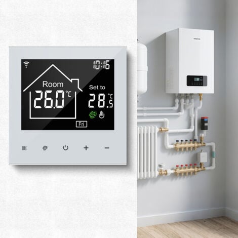 Thermostat Spécial Plancher Chauffant à Eau, WiFi Maison Connectée ...
