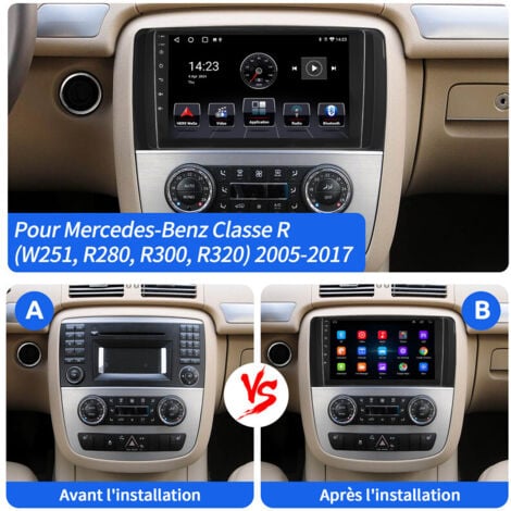 Pour Mercedes Benz Classe R W251 2005-2017 Android 15 Autoradio GPS RDS ...