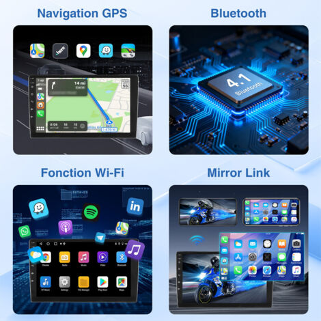 Autoradio Android 15 avec CarPlay, GPS, RDS et Bluetooth pour Audi TT ...