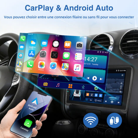 Autoradio Android 15 avec CarPlay, GPS, RDS et Bluetooth pour Audi TT ...