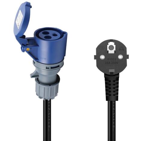CEE17-30cm Electraline Caravan-Adapter weiblich männlich - RWElectric ...