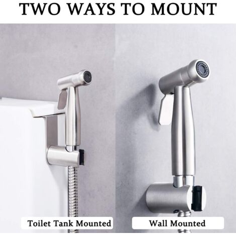 Hochwertiges Bidet-Set mit Haken für den Wassertank und ...