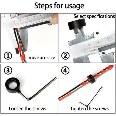 Arresto di profondità, arresti di profondità di foratura, collari di ...