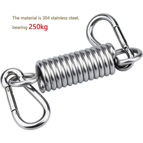 Paquete de 3 ganchos de resorte de acero inoxidable 304 para sillas ...