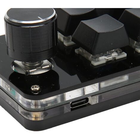Teclado mecánico programable portátil de 6 teclas para una sola mano ...